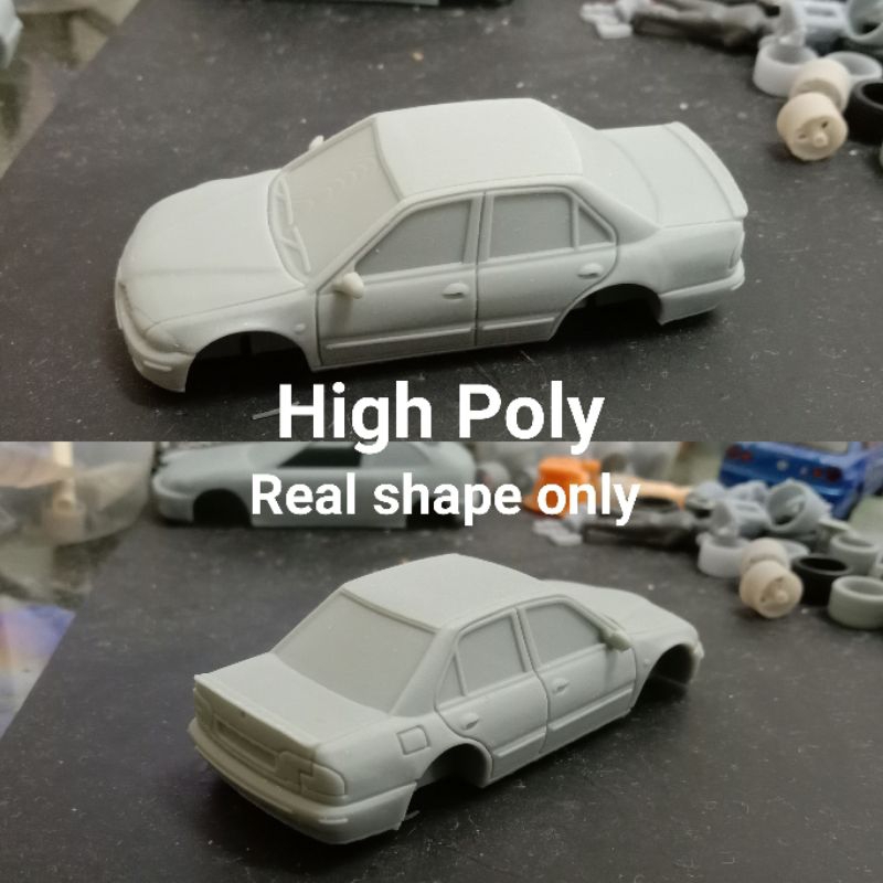 1:64 Proton wira sedan [LOW POLY] or [high poly] scale 1/64 diorama ...