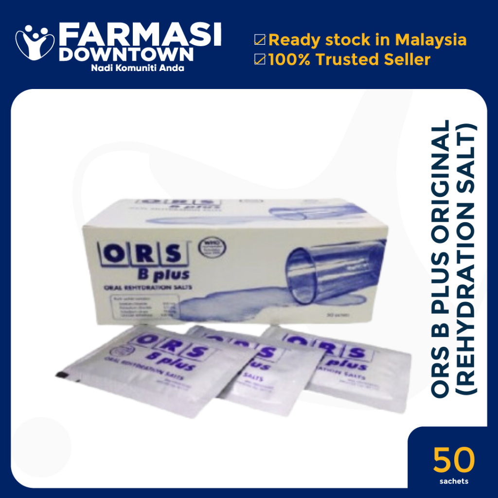 ORS B PLUS ORIGINAL 5.125G (REHYDRATION SALT) | Shopee Malaysia