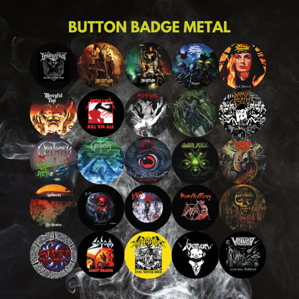 Button Badge Metal Music Band 32mm Hot Sales Part 2 | Shopee Malaysia