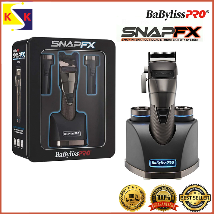 BABYLISSPRO SNAPFX CLIPPER - SNAP IN/OUT DUAL LITHIUM BATTERY SYSTEM ...