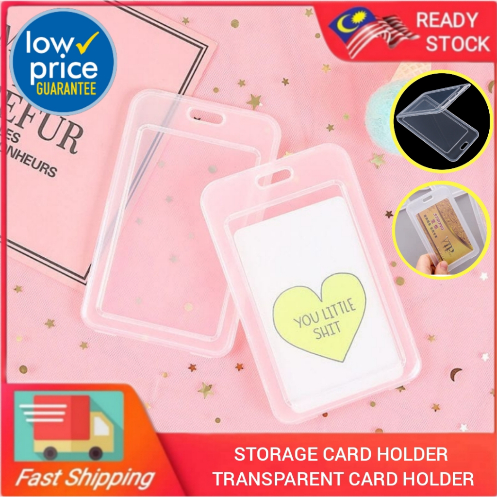 ID Card Holder | Transparent ID Card Holder I ID Tag Card Holder丨 ...