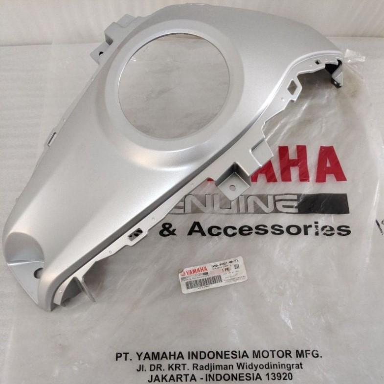 YAMAHA R25 V1 R25V1 Tank Cover Tangki tengah Cover Tank Silver (1WD ...