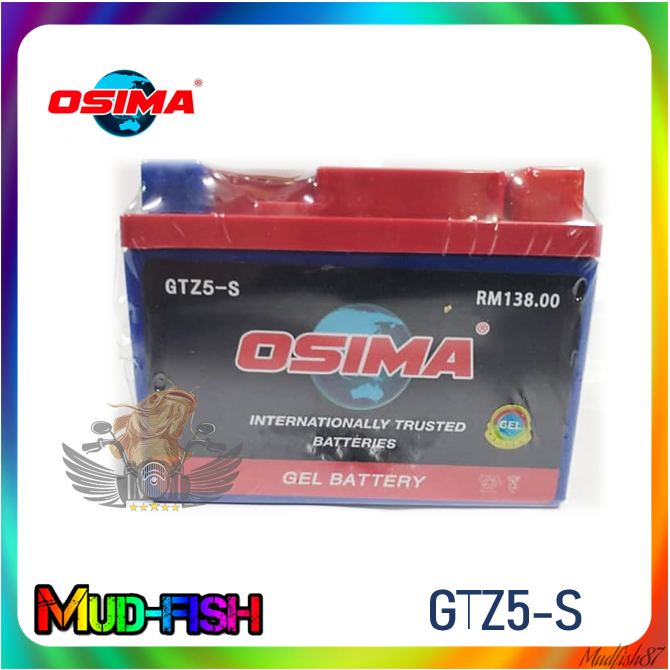 BATERI KERING Battery GEL YTZ5 | GTZ5-S OSIMA for LC135, Y15ZR, WAVE125 ...