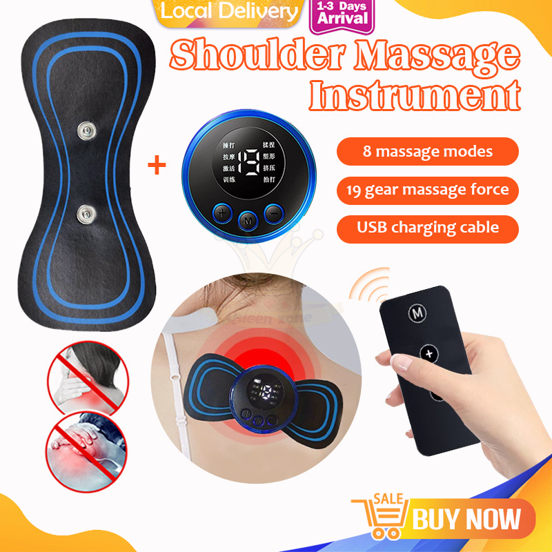 Electric Neck Massager EMS Cervical Vertebra Massage Patch for Muscle ...