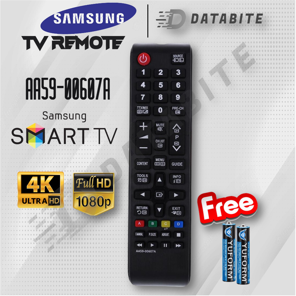 Samsung LED LCD Plasma AA59-00607A AA59-00602A 3D Smart TV Remote ...