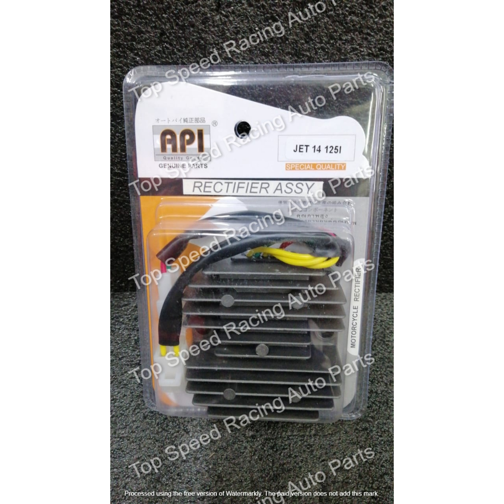 SYM JET14 125i RECTIFIER ASSY REGULATOR RETIFIER REGULATER KATAU KATAB ...