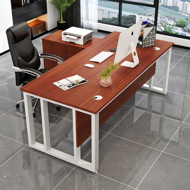 Office Desk Meja Pejabat Modern Simple Standard Office Desk Boss Desk ...
