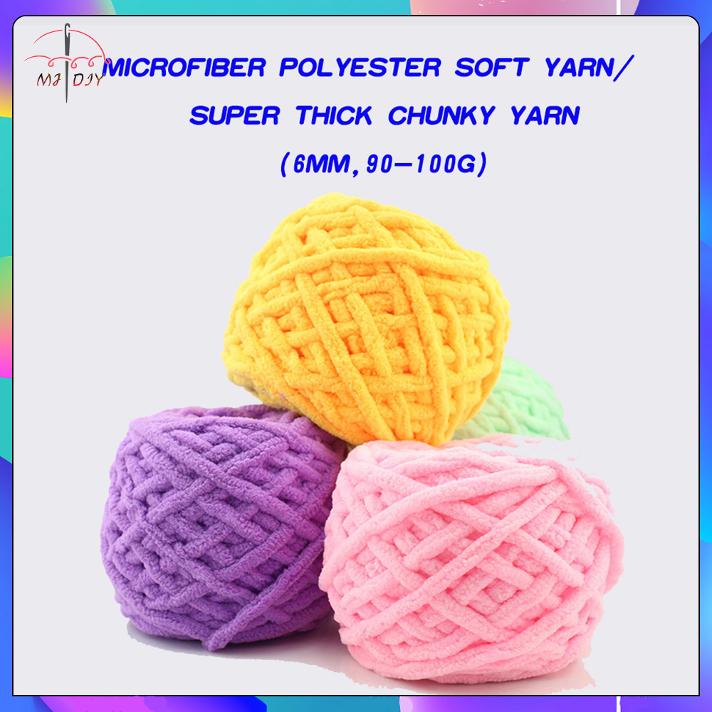 Super Thick Chunky Yarn 90-100g 1 Ply Soft Cashmere Milk Velvet ...