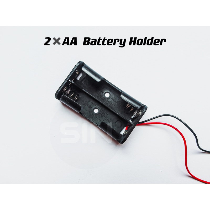 1,2,3,4 Slot AA/AAA/3.7V 18650 Battery Holder Casing with Wire | Shopee ...