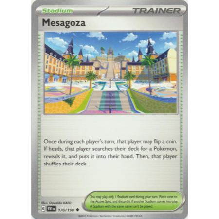 Pokemon tcg Mesagoza - 178/198 - Uncommon Scarlet & Violet (Base Set ...