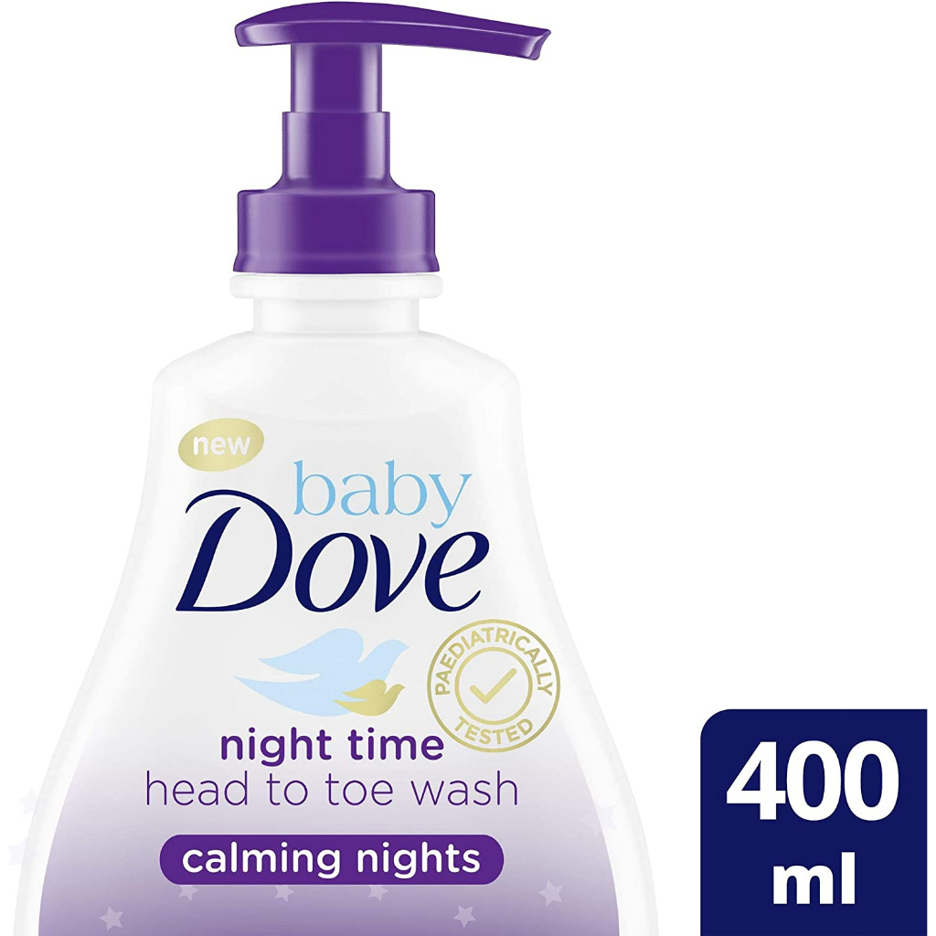Dove Baby Night Time Calming Moisture Head to Toe Wash 400 ml | Shopee ...