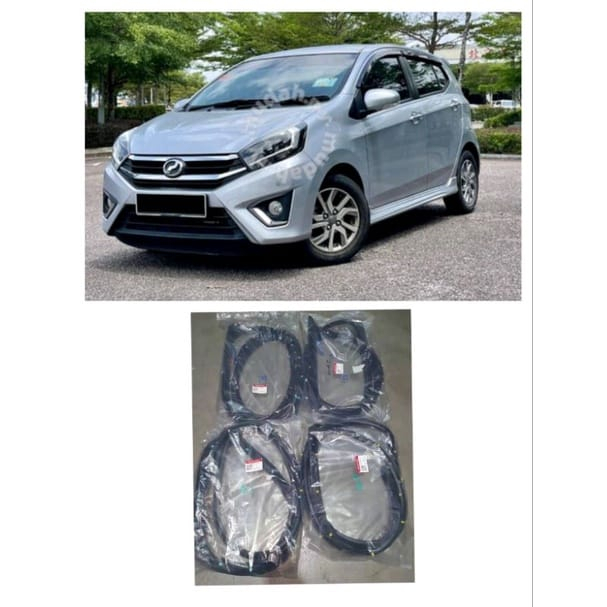 ORIGINAL PERODUA AXIA DOOR RUBBER, GETAH PINTU, WEATHERSTRIP | Shopee ...