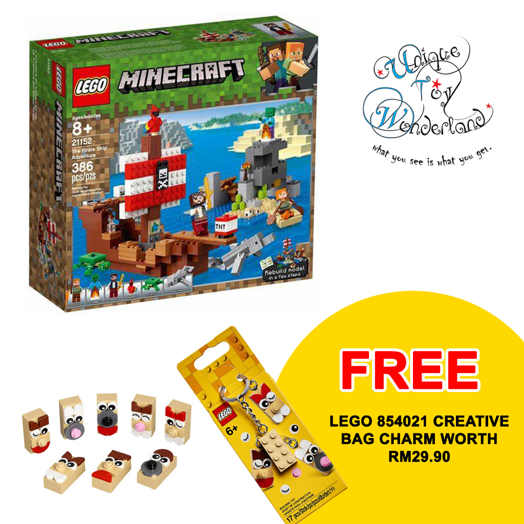 LEGO 21152 MINECRAFT THE PIRATE SHIP ADVENTURE ORIGINAL LEGO 100% ...