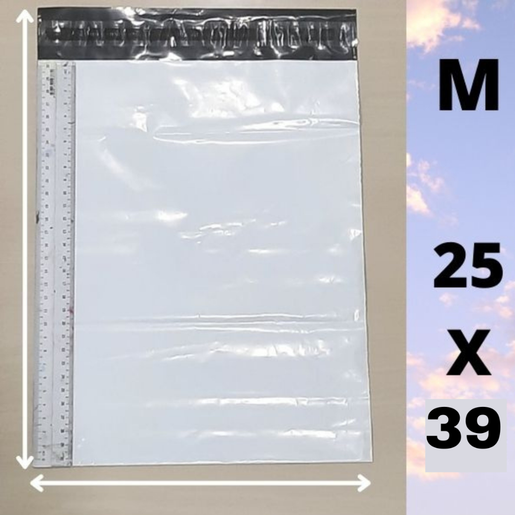 White Courier Bag Parcel Bag (NO POCKET) Packaging Plastic Bag Parcel ...