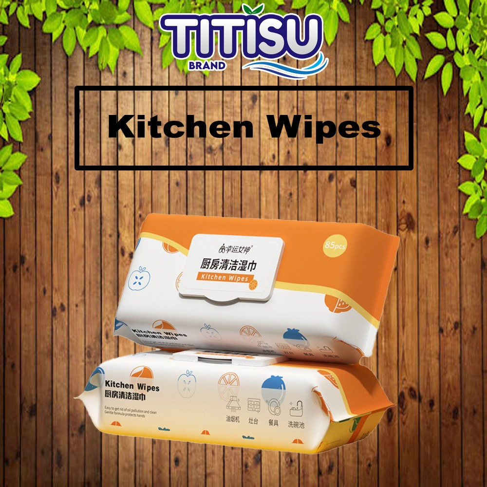 🧻 [85pcs] Tisu Dapur Household Kitchen Cleaning Wipes Easy to Get Rid ...