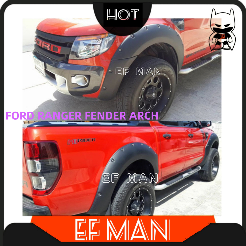 FORD RANGER T6 T7 T8 T9 WILDTRAK XLT FENDER ARCH 6INCH WITH SKRU DESIGN ...