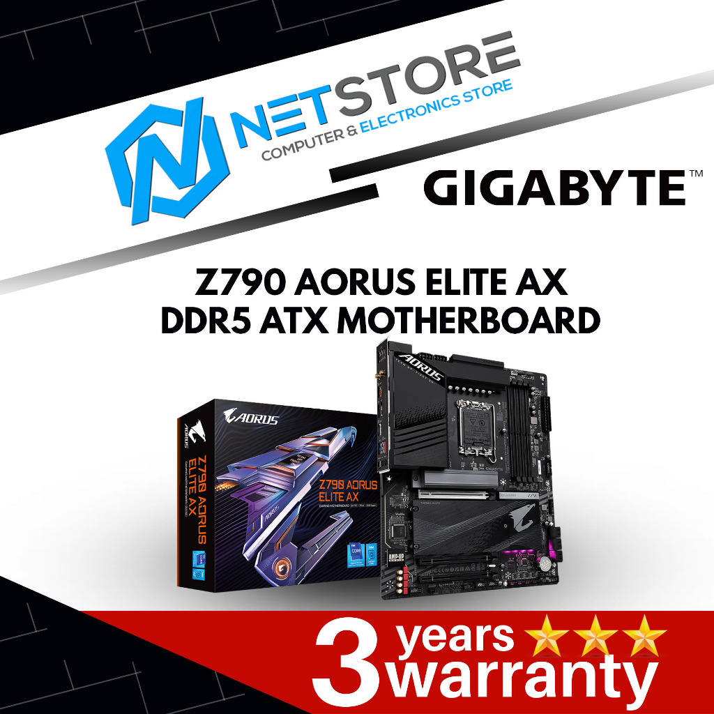 GIGABYTE Z790 AORUS ELITE AX DDR5 ATX MOTHERBOARD | Shopee Malaysia