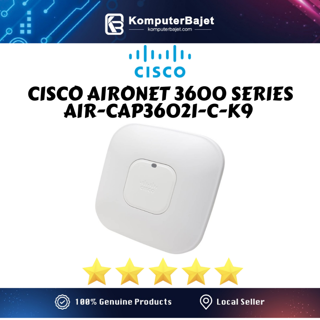 CISCO AIRONET 3600 SERIES AIR-CAP3602I-C-K9 COMMERCIAL WIRELESS ACCESS ...