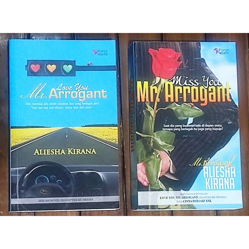 (Used) Combo Love You Mr. Arrogant / Miss You Mr. Arrogant - ALIESHA KIRANA | Shopee Malaysia