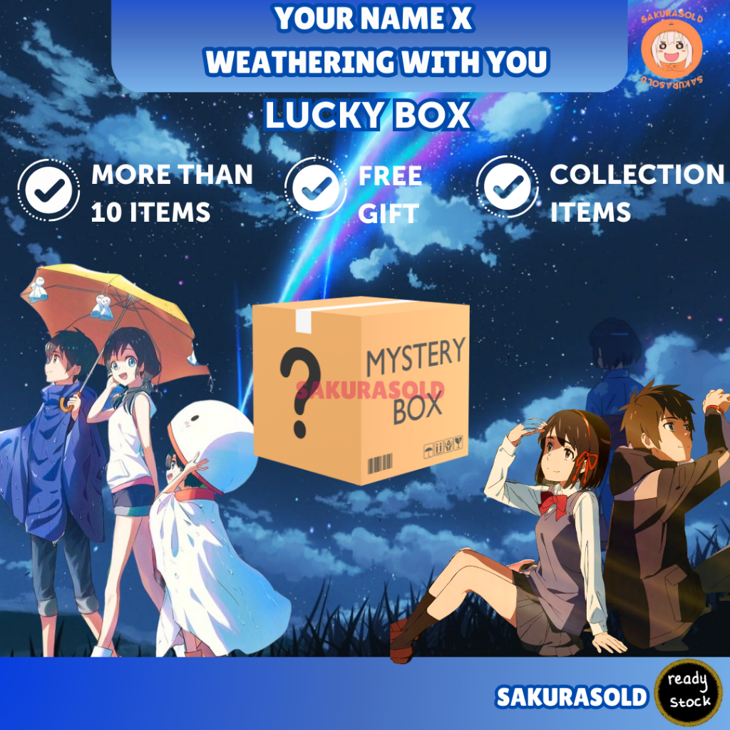 Weathering With You Keychain Anime Kimi No Nawa Anime Gift Box Your ...