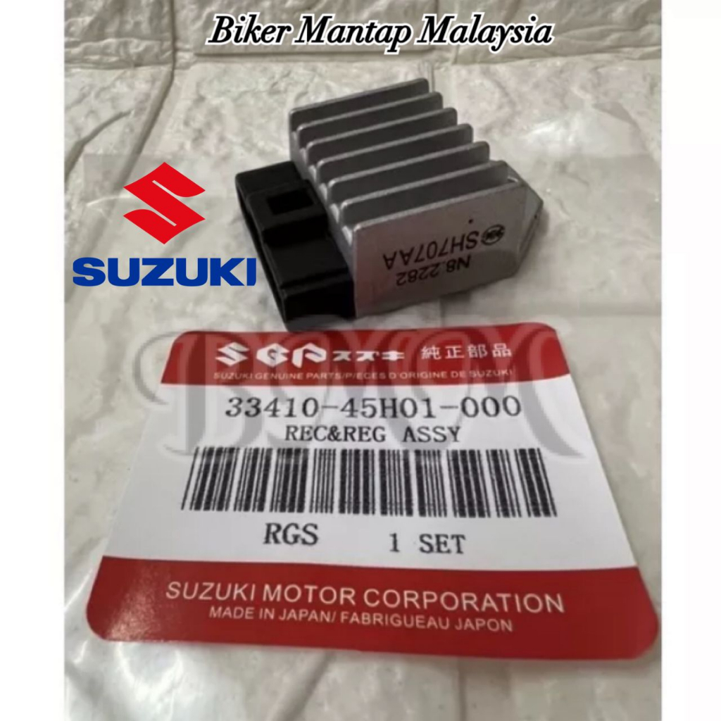 (EC02)💥Original Suzuki Rectifier Regulator Assy Katau Katab RG 110 RGS ...