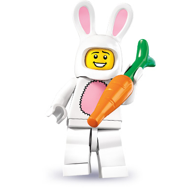Lego 8831 CMF Minifigures Series 7 Bunny Suit Guy (Loose) | Shopee Malaysia
