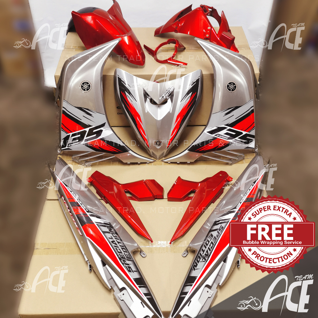 [NEW2023]Coverset LC135 V2 V3 V4 V5 MX King Vietnam Silver Red Yamaha ...