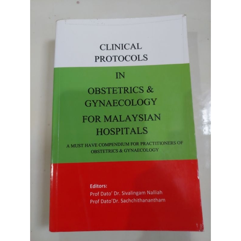 Clinical Protocols of Obstetrics & Gynecology | Shopee Malaysia