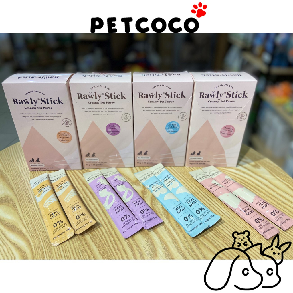 PetCoCo 🐾 Amelisa Pet & Co. Rawly Stick Pet Puree 16g (25 Stick/Box ...