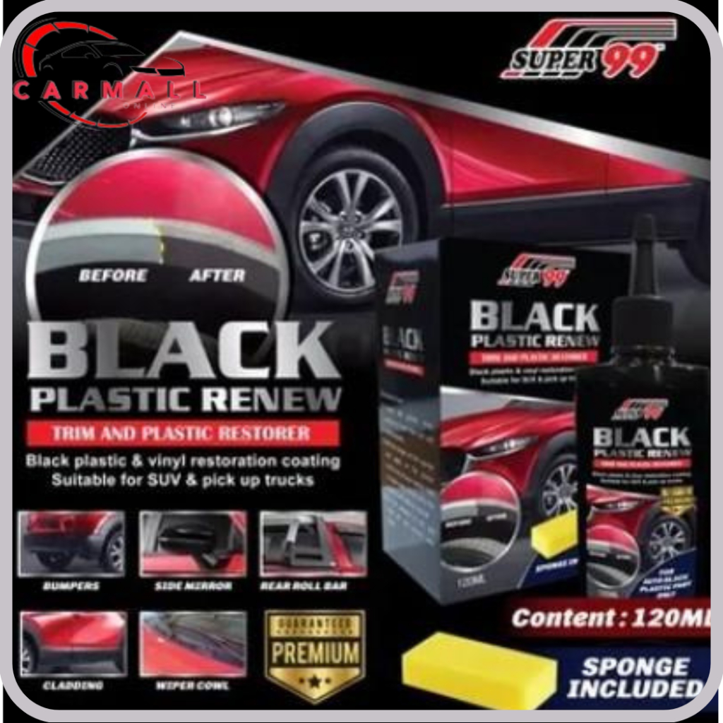 Super 99 Black Plastic Renew Trim & Plastic Restorer Black Plastic ...