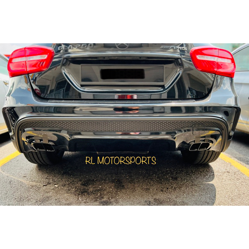 Mercedes benz GLA X156 GLA H247 GLB AMG rear muffler exhaust pipe cover ...