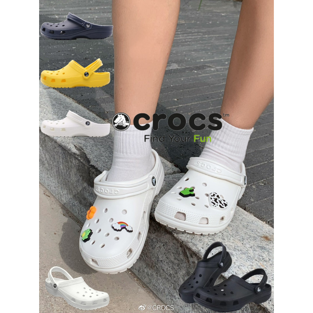 【Big Size 35-45EU】 Crocs Men Women Stylish Crocs Summer Sandals Fashion ...