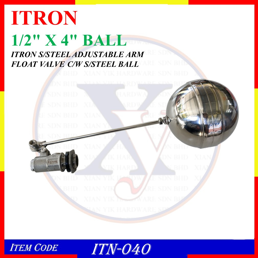 ITN-040 1/2", ITN-060 3/4", ITN-100 1" ITRON SS304 STAINLESS STEEL ...