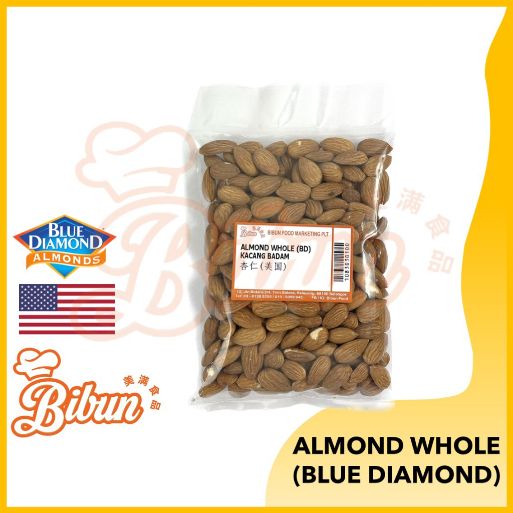 Raw Almond Whole Kernel / Kacang Badam USA 美国杏仁粒 | Shopee Malaysia