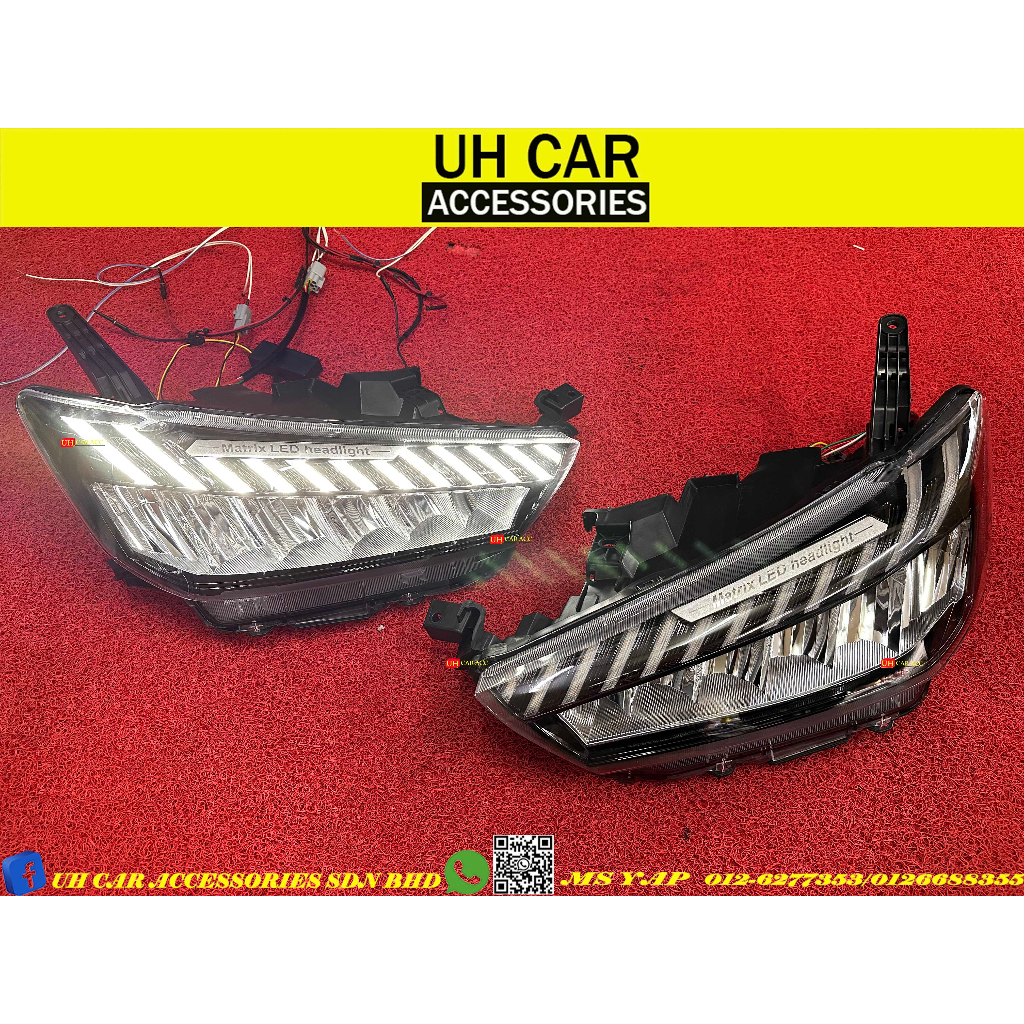 PERODUA BEZZA 2020-2024 LED RUNNING SIGNAL HEADLAMP HEAD LAMP LIGHT ...