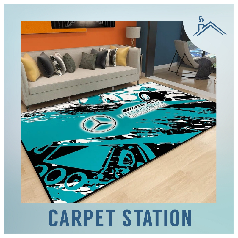 Mercedes Benz AMG Mclaren F1 Racing Team Design Home Decoration Rugs ...