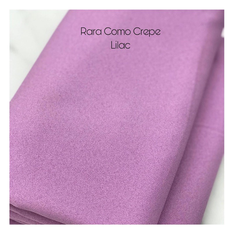 Rara Como Crepe Plain | Shopee Malaysia