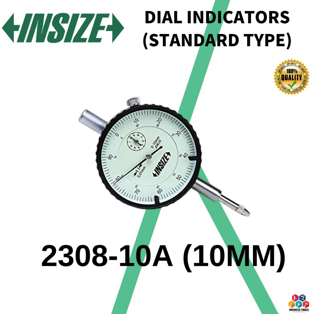 ''INSIZE'' DIAL INDICATORS (STANDARD TYPE) -2308-10A (10MM) | Shopee Malaysia