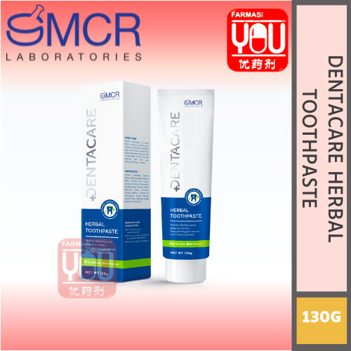[YOUPHARMACY] SMCR DENTACARE HERBAL TOOTHPASTE 130G | Shopee Malaysia