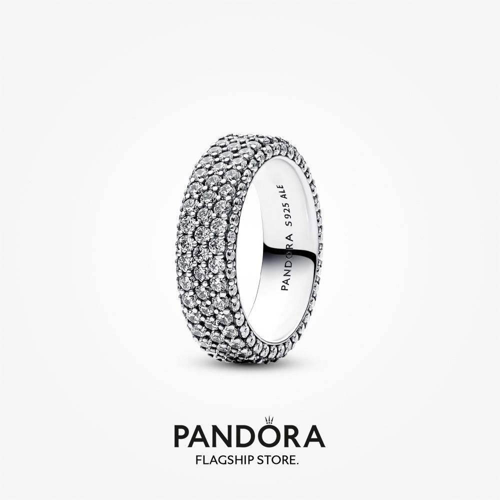 Pandora Timeless Pavé Triple-row Ring | Shopee Malaysia