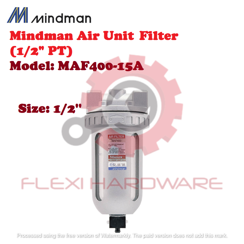 Mindman MAF400-15A Air Unit Filter (1/2" PT) | Shopee Malaysia