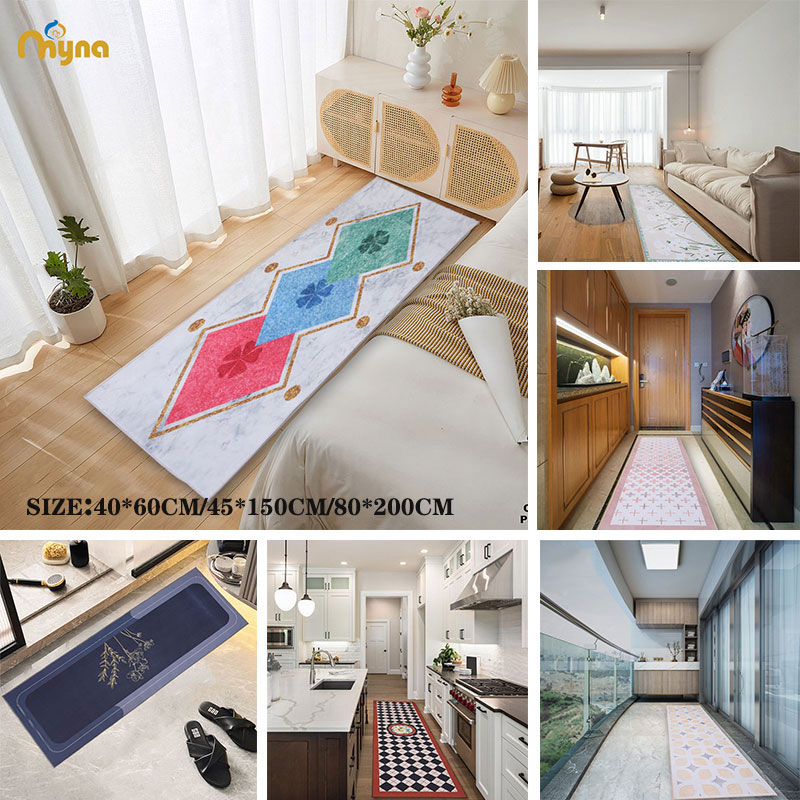 [200cm x 80cm]5D Karpet Tatami Anti Slip Nordic Gulung Heritage Crystal ...