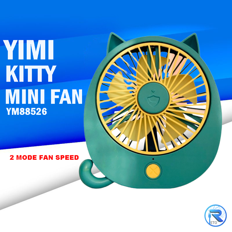 [Ready Stock] YM88526 Creative Cute Cat Kitty Cartoon Mini Fan Simple ...