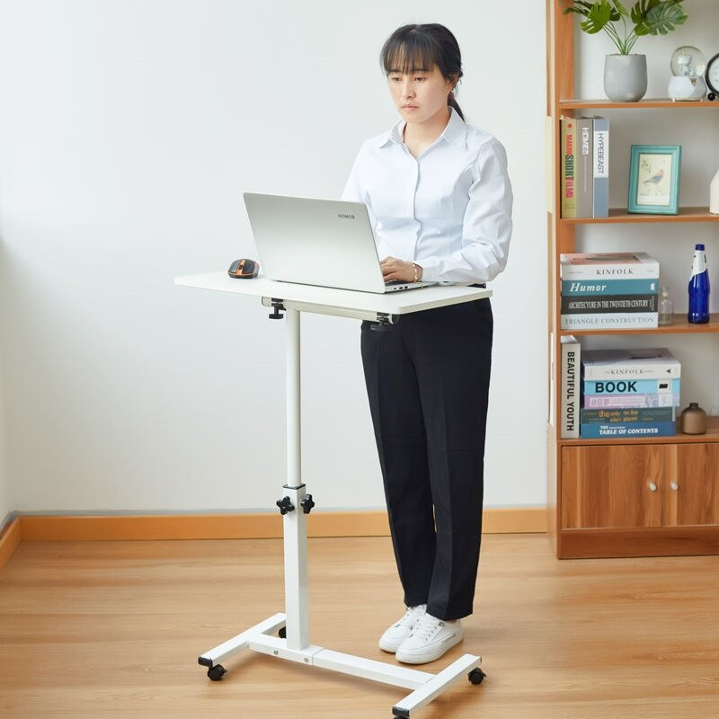 Mobile bedside table side s simple folding bed desk lift the table ...