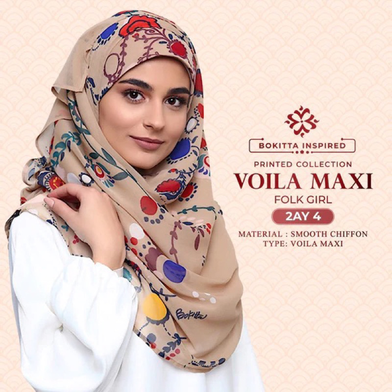 NEW YEAR SALE tUdung Bokitta Voila Maxi Ala Lubnan Hijab Tudung sarung ...