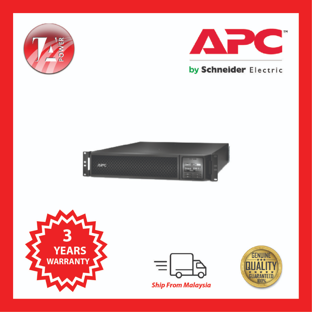 [LIMITED STOCK] APC Smart-UPS On-Line, 1500VA/1500W, Tower, 230V, 6x C13 IEC outlets (SRT1500XLI ...
