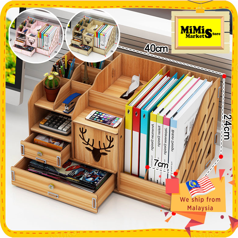 Office Desk Folder Storage Box Drawer Storage Cabinet Office Shelf ...