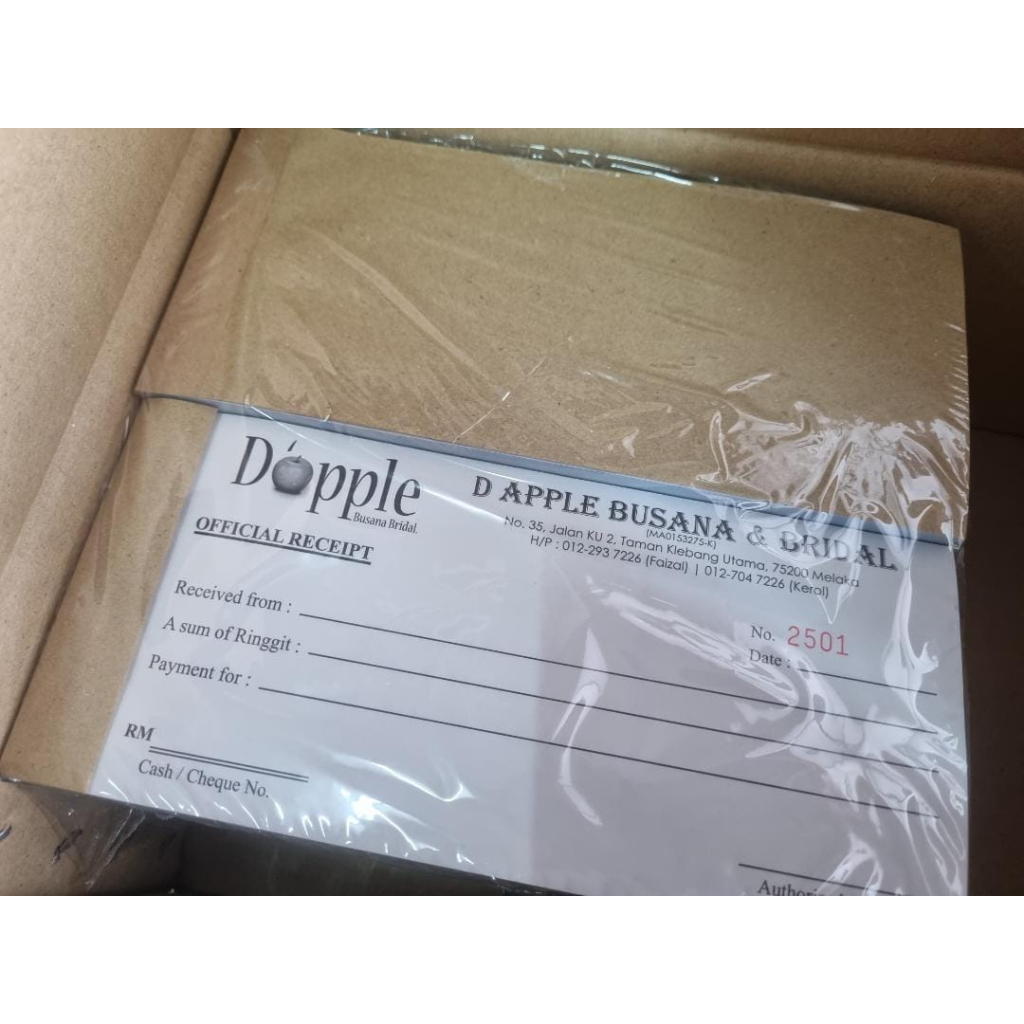 Bill Book | Invoice | Resit | Payment Voucher | Shopee Malaysia
