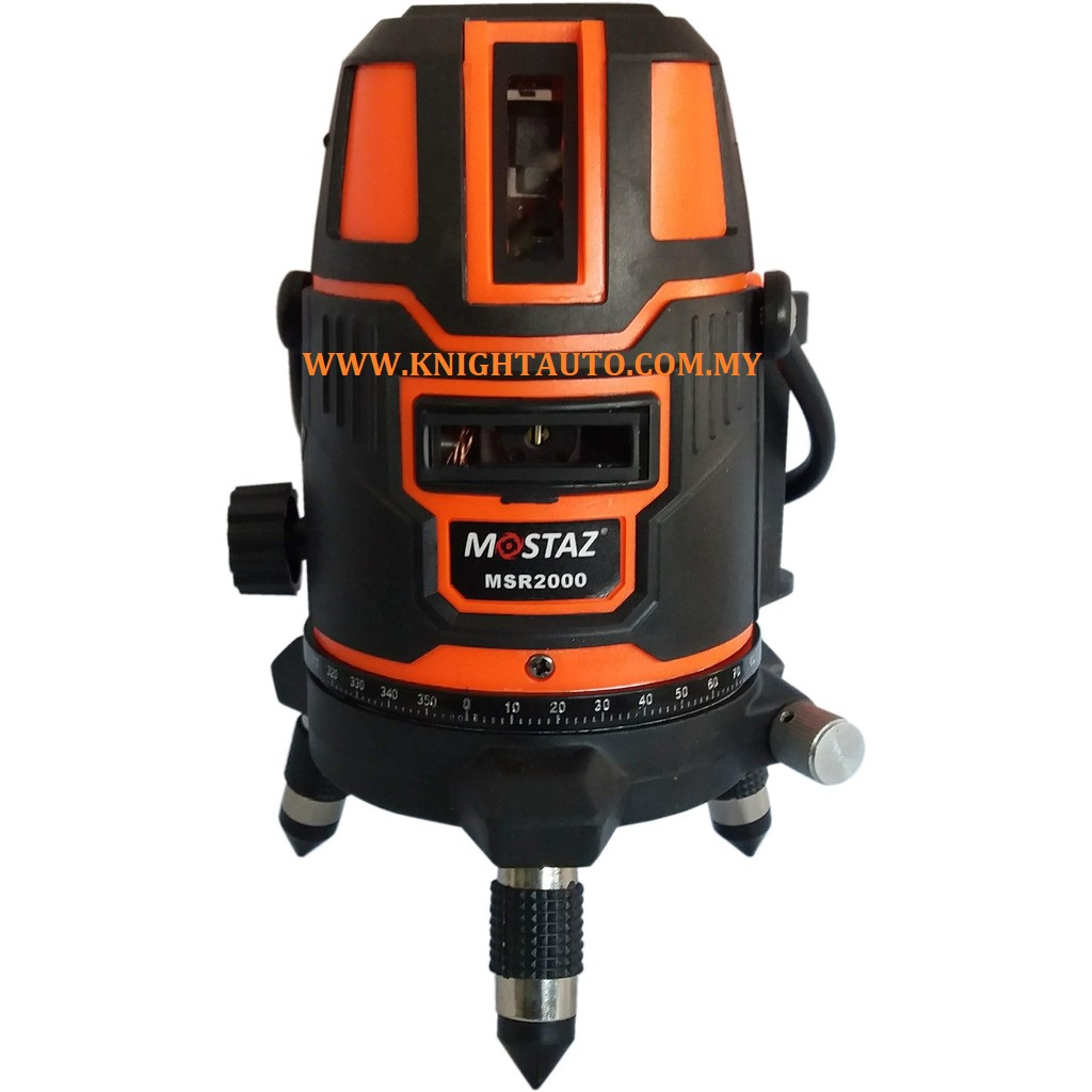 MOSTAZ 5 Line Laser Leveling - Red line - MSR2000 - Heavy Duty for work ...