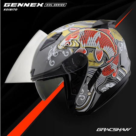 GRACSHAW GENNEX Double Visor Helmet - KOIBITO | Shopee Malaysia